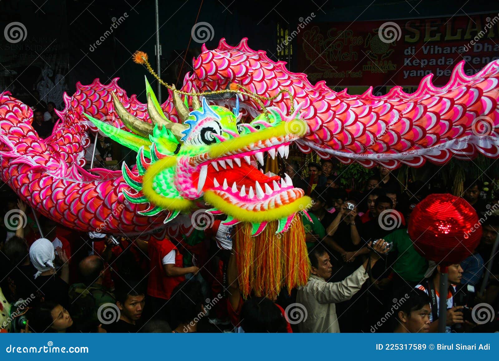 The Head of Liong or Dragon Editorial Stock Image - Image of bogor ...