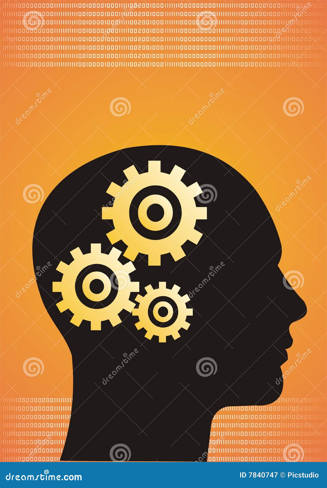 Head machine stock illustration. Illustration of head - 7840747