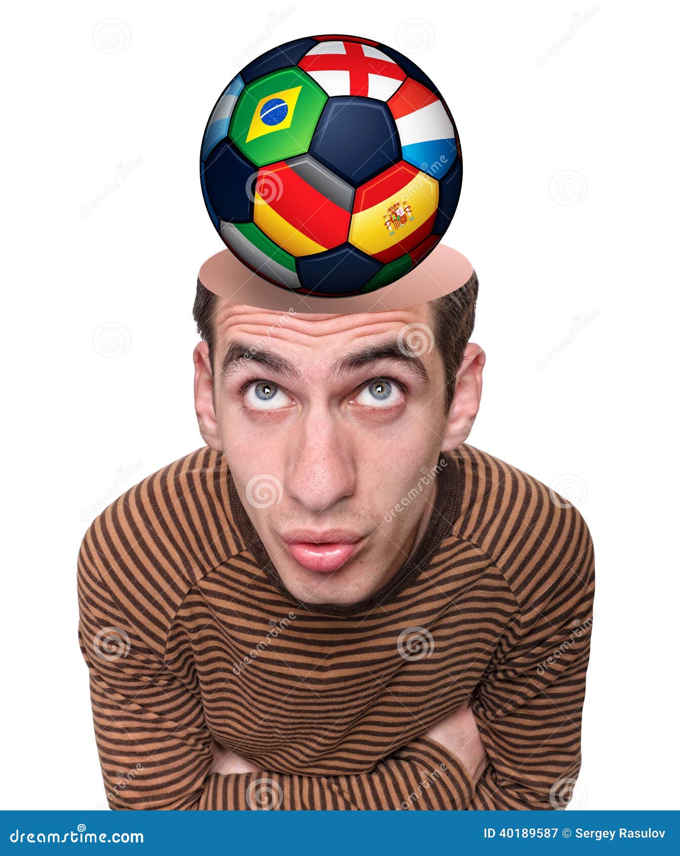 Head of a Man and His Mind. Stock Image - Image of lifestyle, figure ...