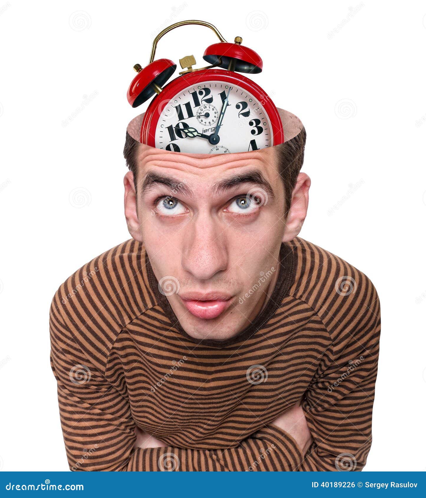 Head of a Man and His Mind. Stock Photo - Image of mind, conceptual ...