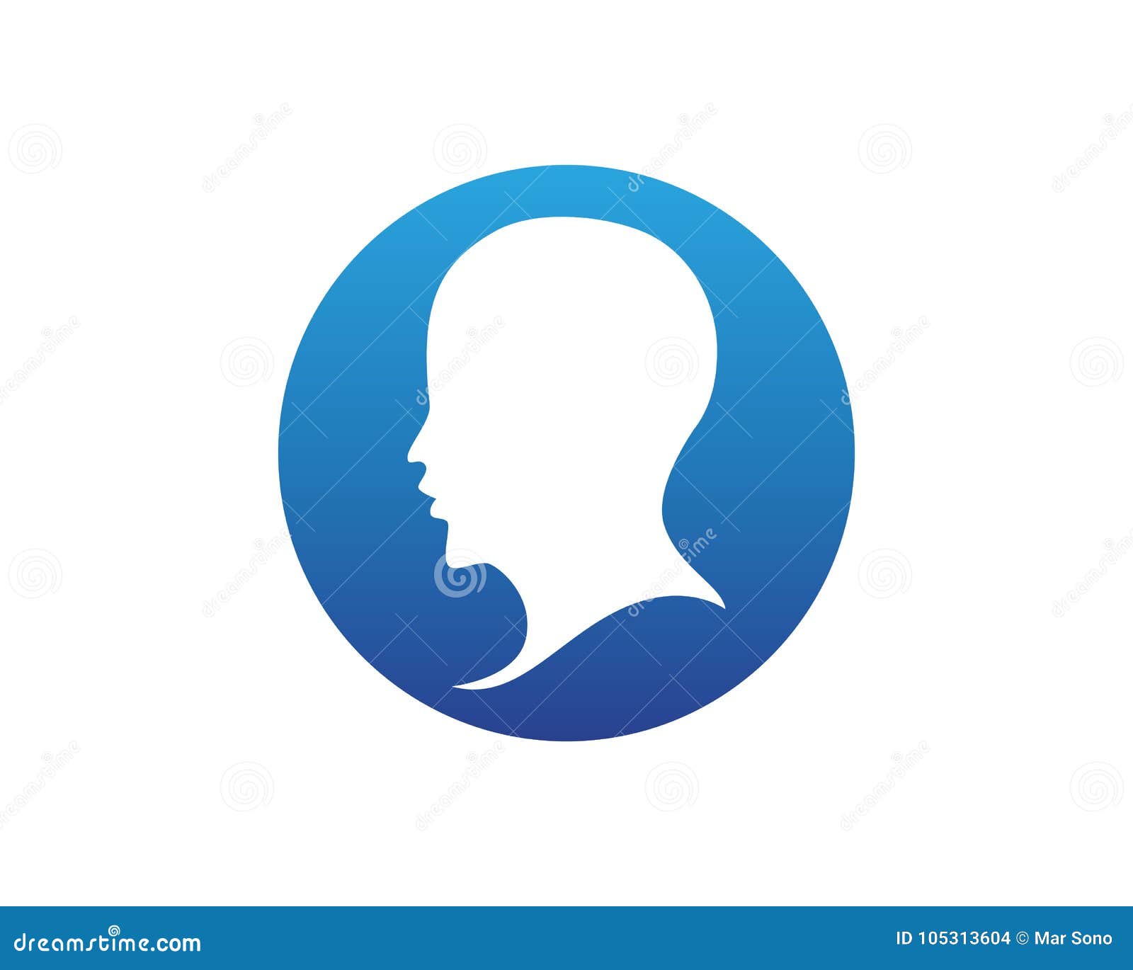 Head Man Logo and Symbols Vector Stock Vector - Illustration of elegant ...