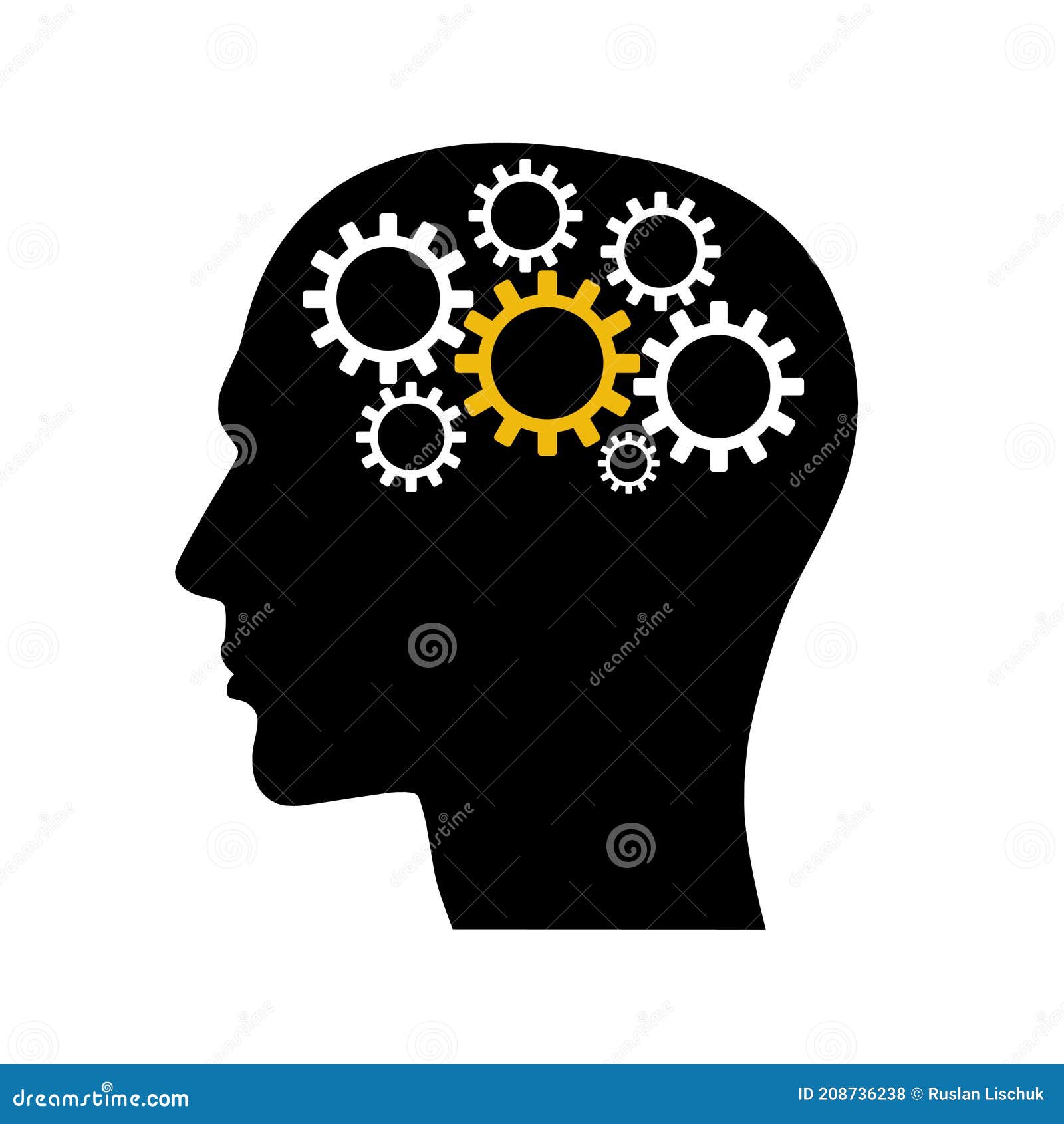 Brainstorming concept stock illustration. Illustration of business ...