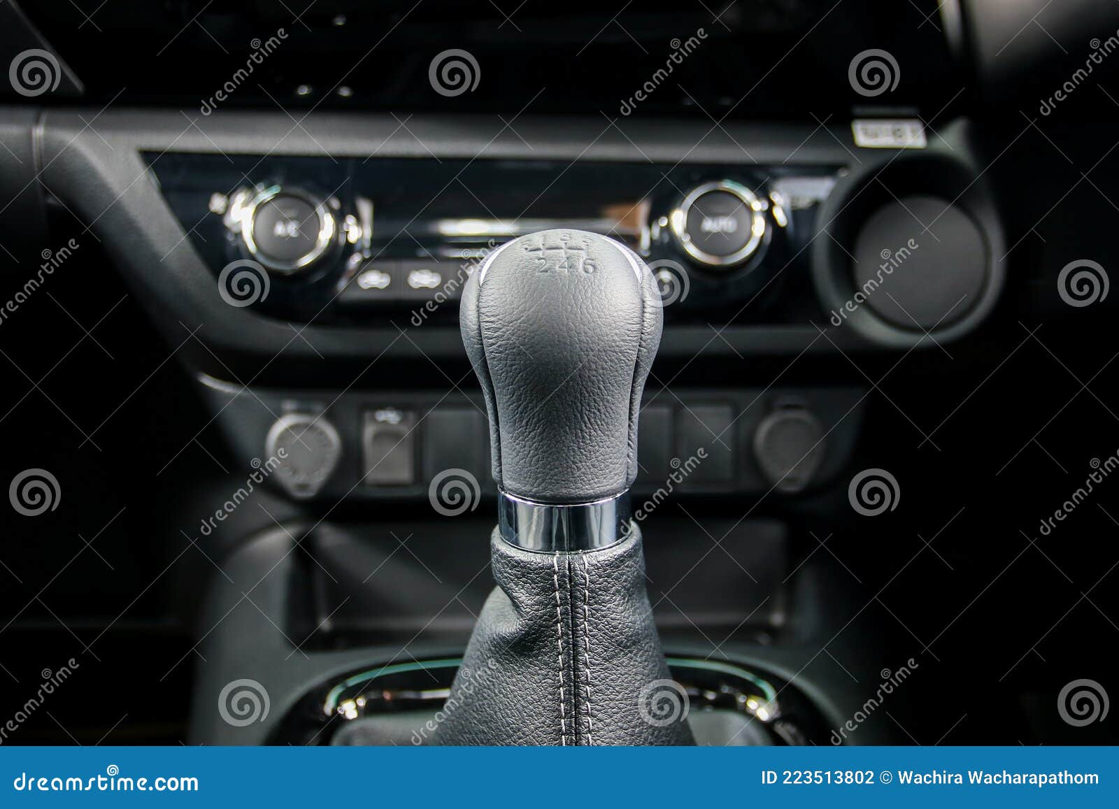 Manual gear shift lever stock photo. Image of reverse - 223513802