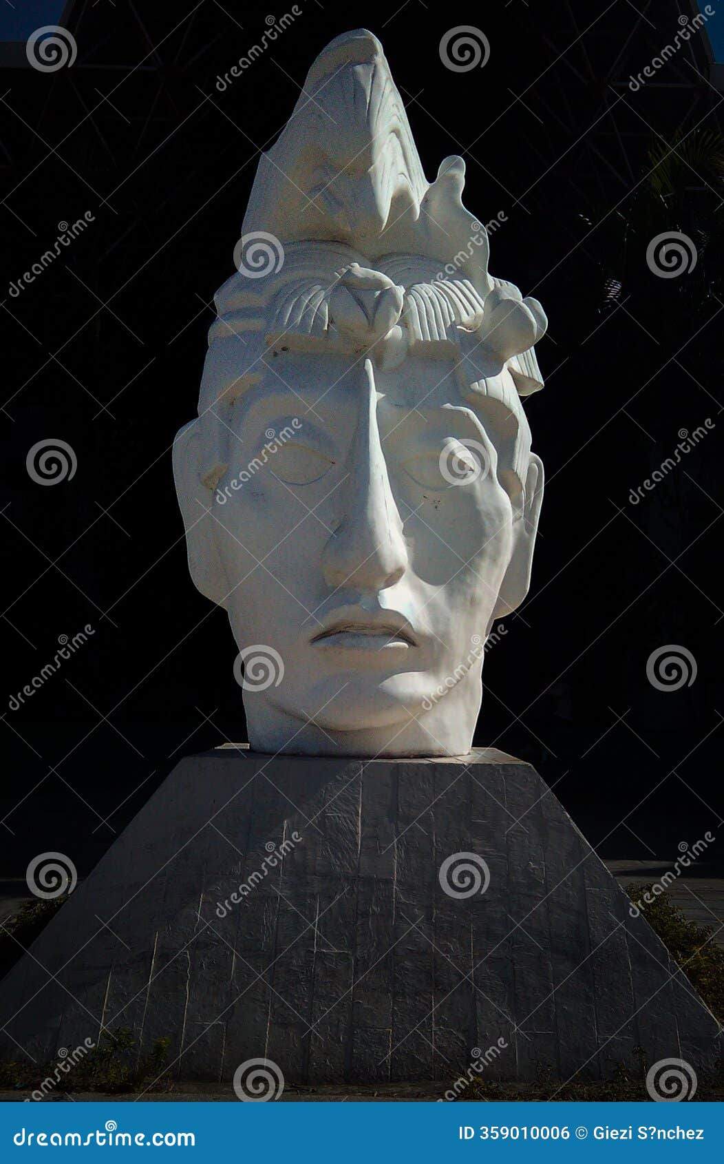 A Head of the Mayan Culture Very Popular in Mexico. Stock Photo - Image ...