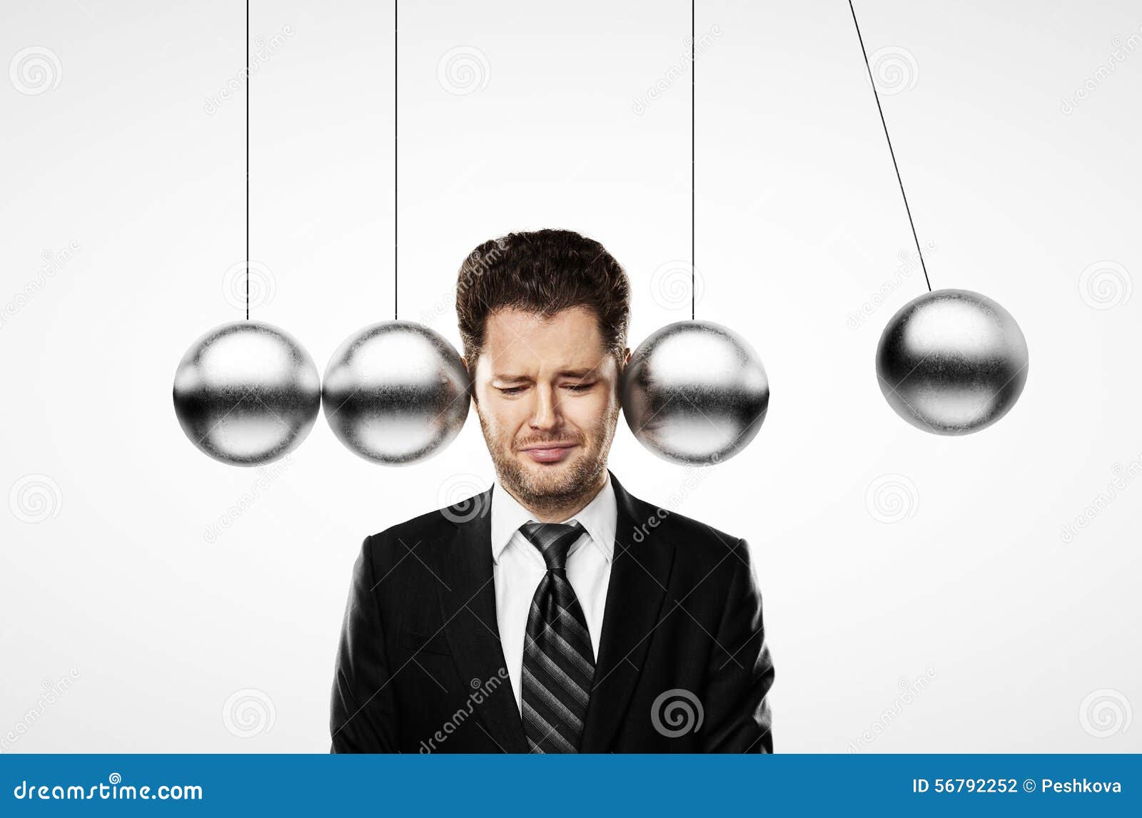 Head metal pendulum stock photo. Image of male, caucasian - 56792252