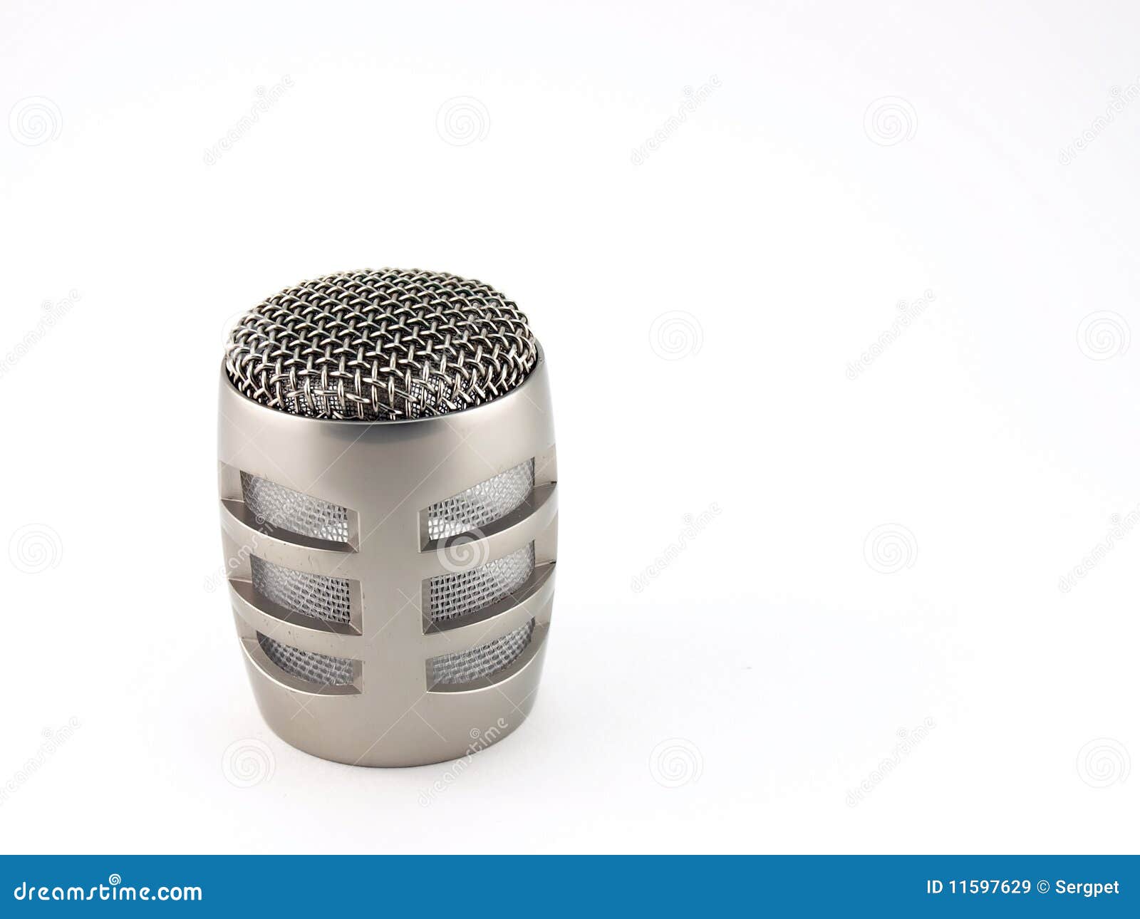 Head of microphone stock image. Image of head, microphone - 11597629