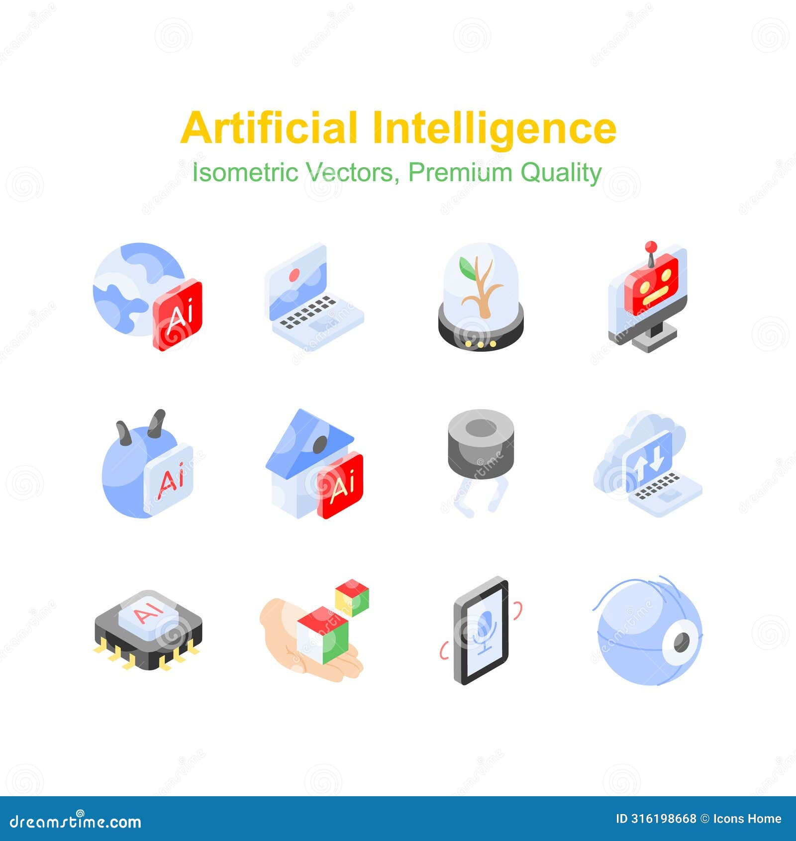 Head with Microprocessor Chip, Concept Icon of Brain Chip, Ai Brain ...