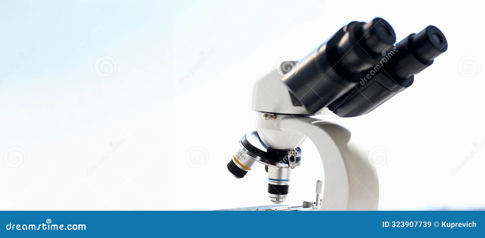 The Head Microscope On The Background Of Royalty-Free Stock Photo ...