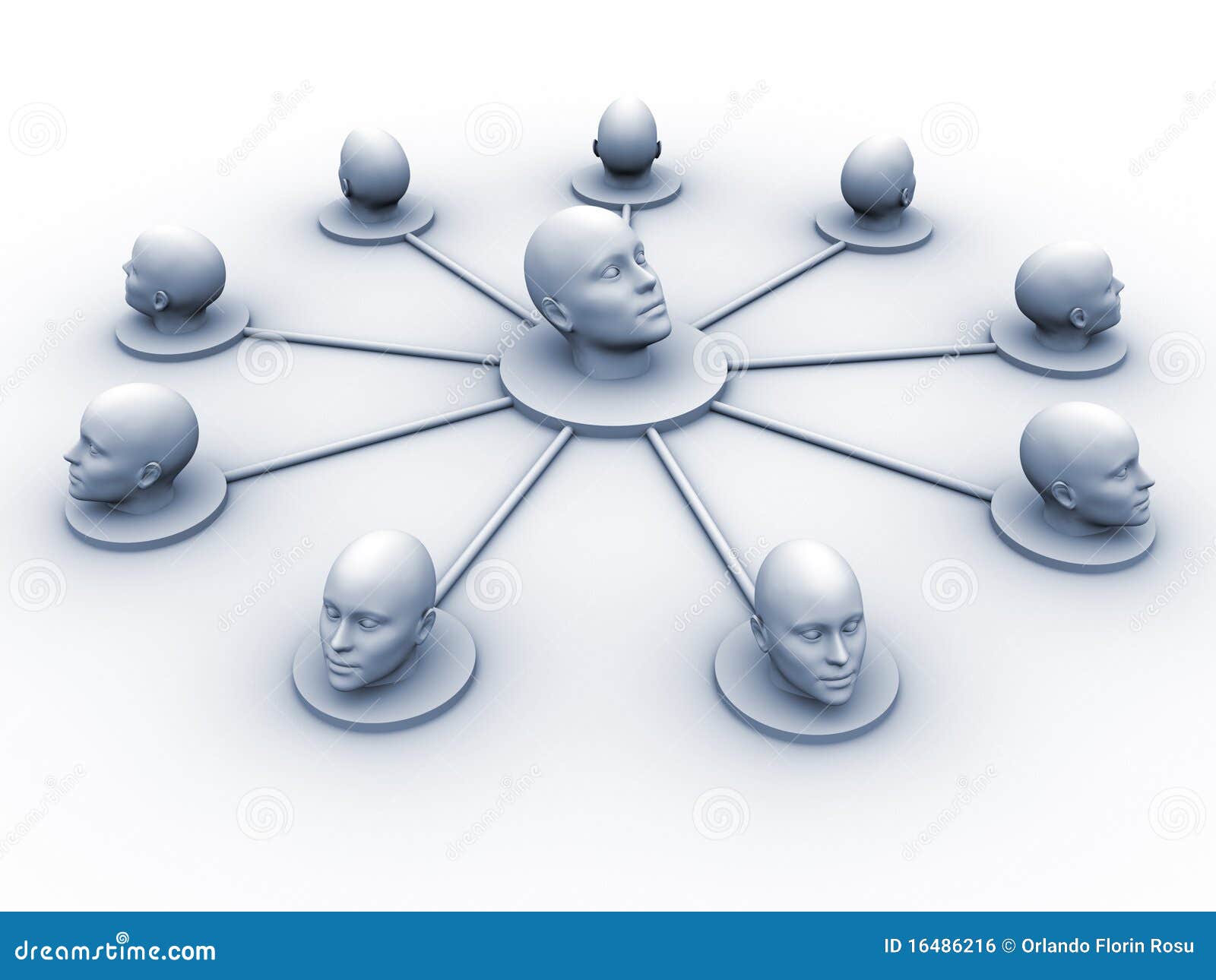 Head network stock illustration. Illustration of team - 16486216