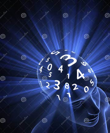 Head Numbers stock illustration. Illustration of imagination - 13412066