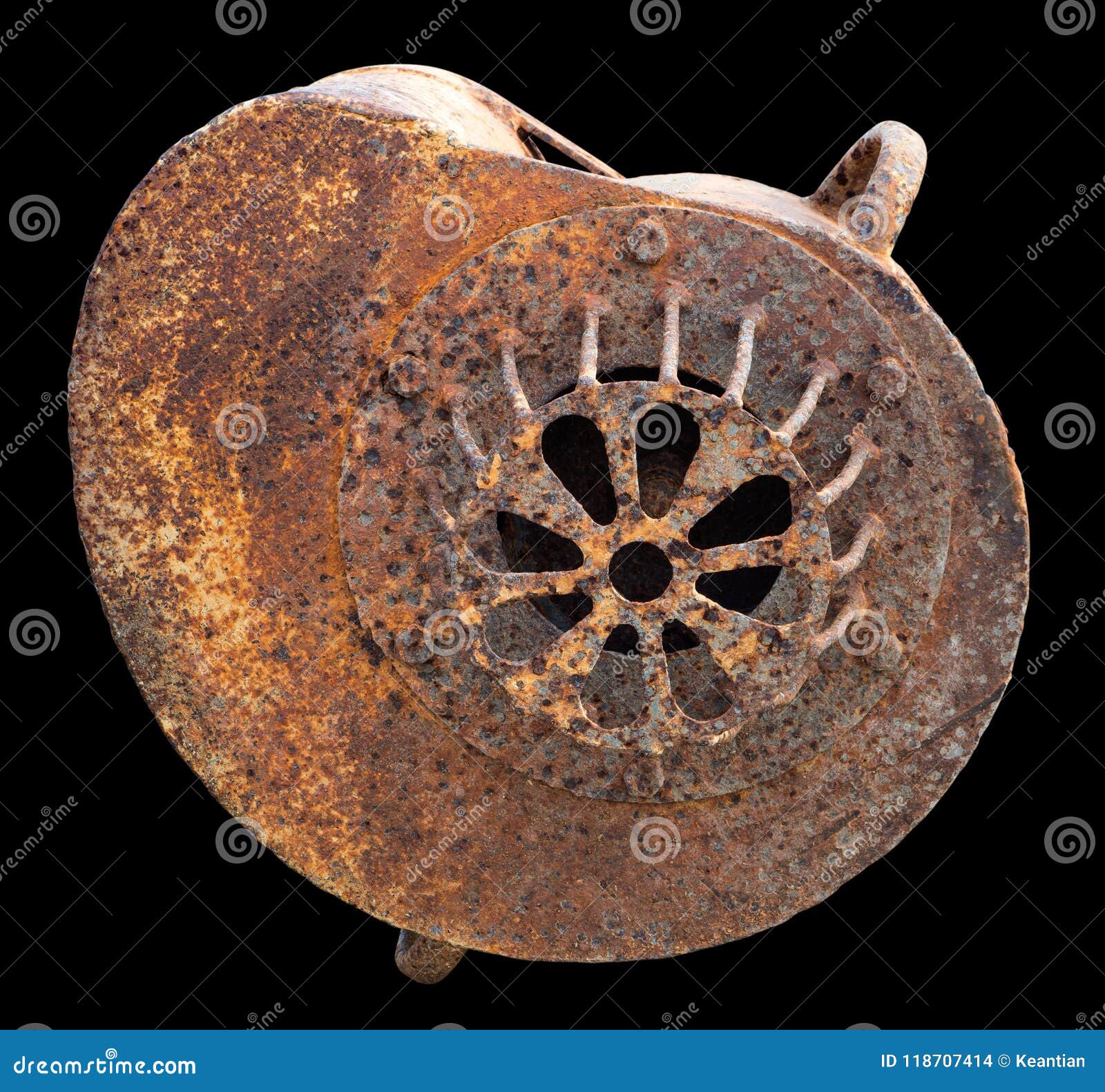 The Head of the Old Pump Pipe Rust. Stock Photo - Image of dirty, iron ...