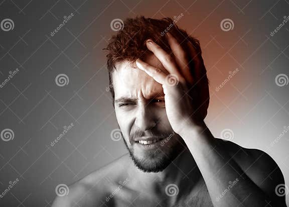 Head pain stock image. Image of light, problem, medical - 8874995