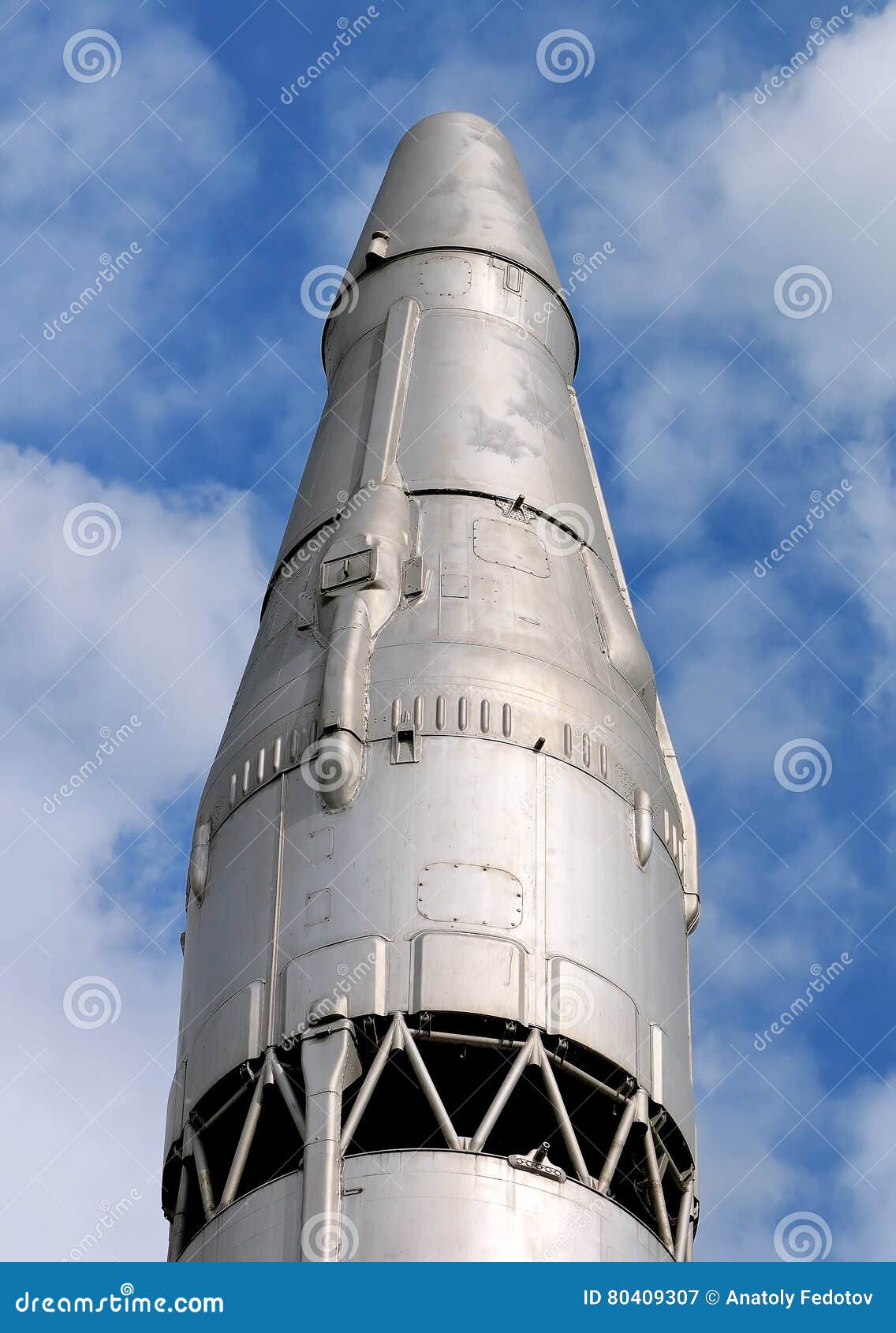 Head Part of the Soviet Ballistic Missiles Capable Stock Image - Image ...