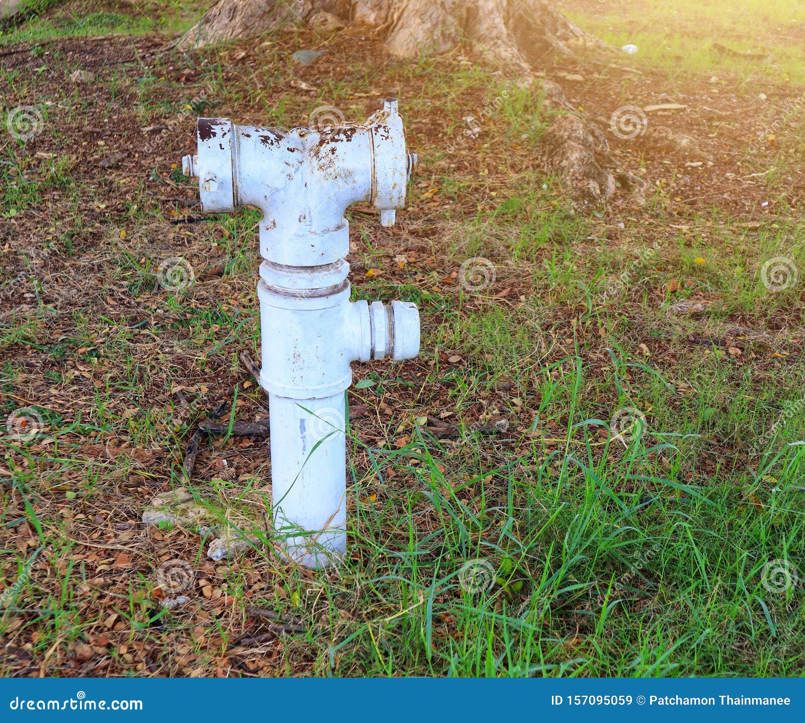 The Head Pipe is Open and Closed, Supplying Large Water Supply, Old ...