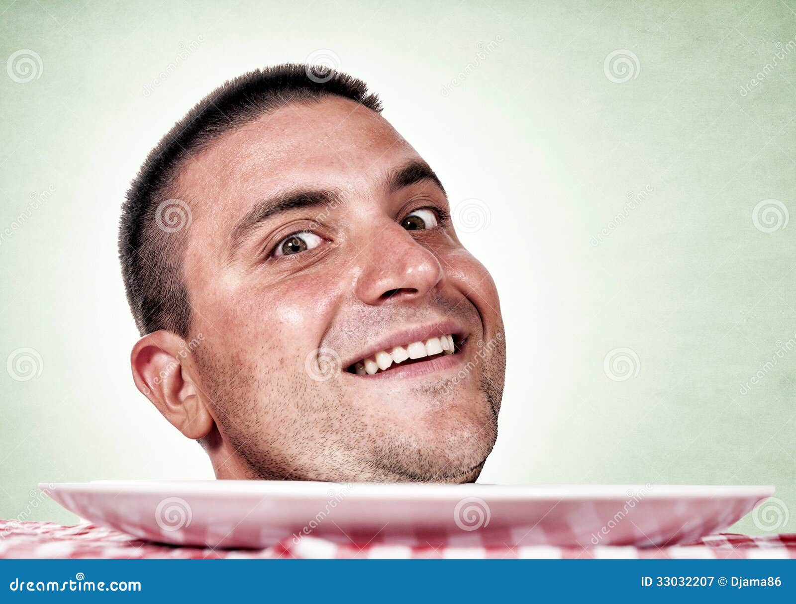 Head on plate stock image. Image of fear, career, work - 33032207