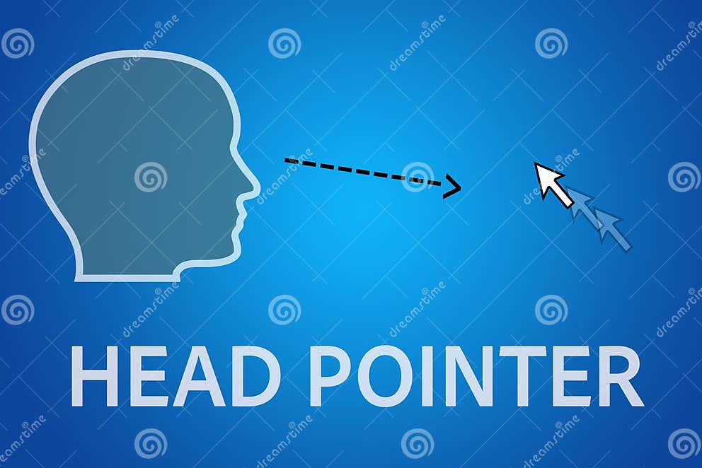 Head Pointer Accessibility Feature Concept Stock Illustration ...