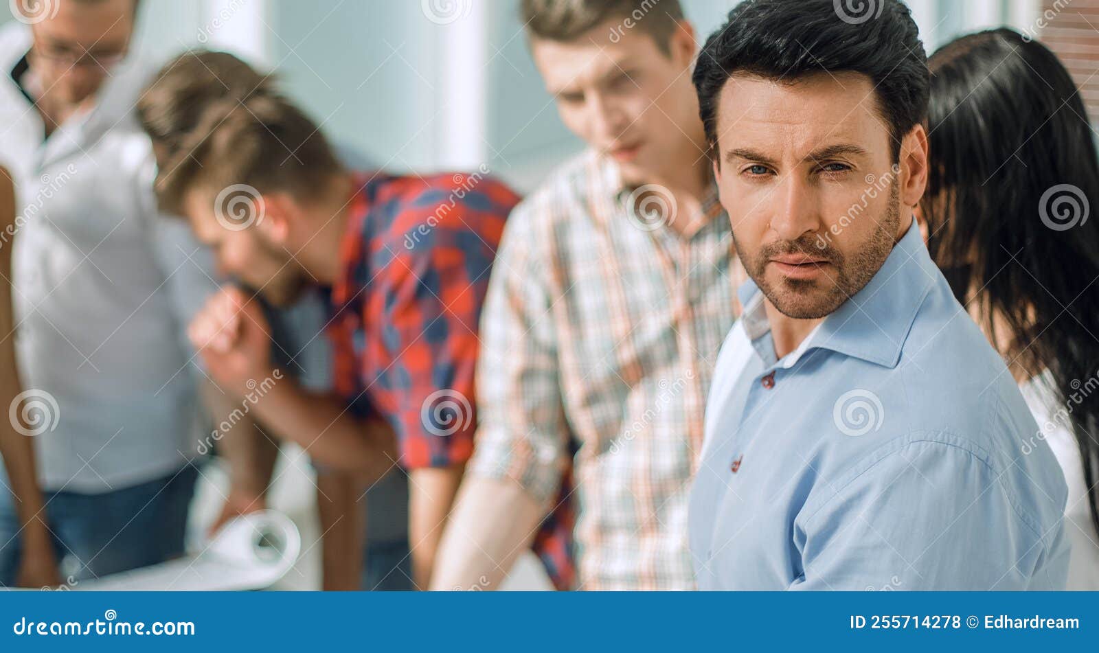 Head of the Project Office Showing You Stock Photo - Image of female ...
