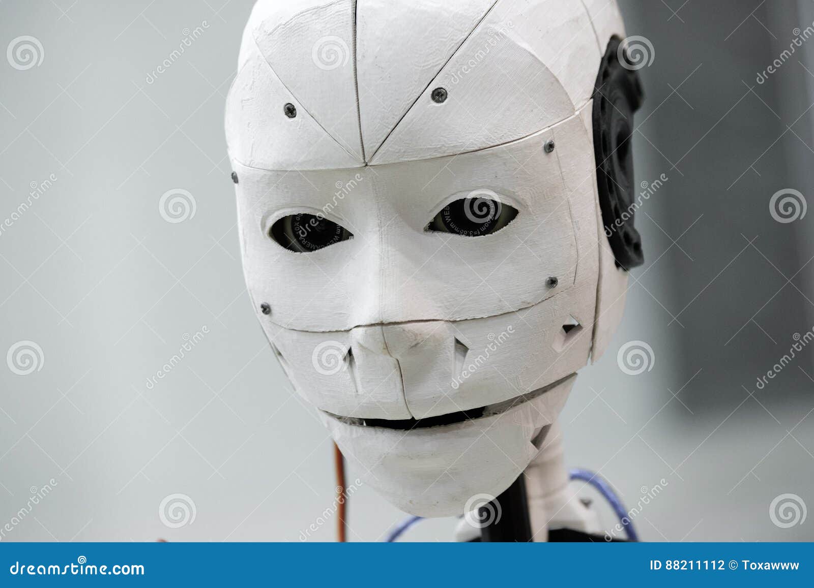 The head of robot stock photo. Image of science, human - 88211112