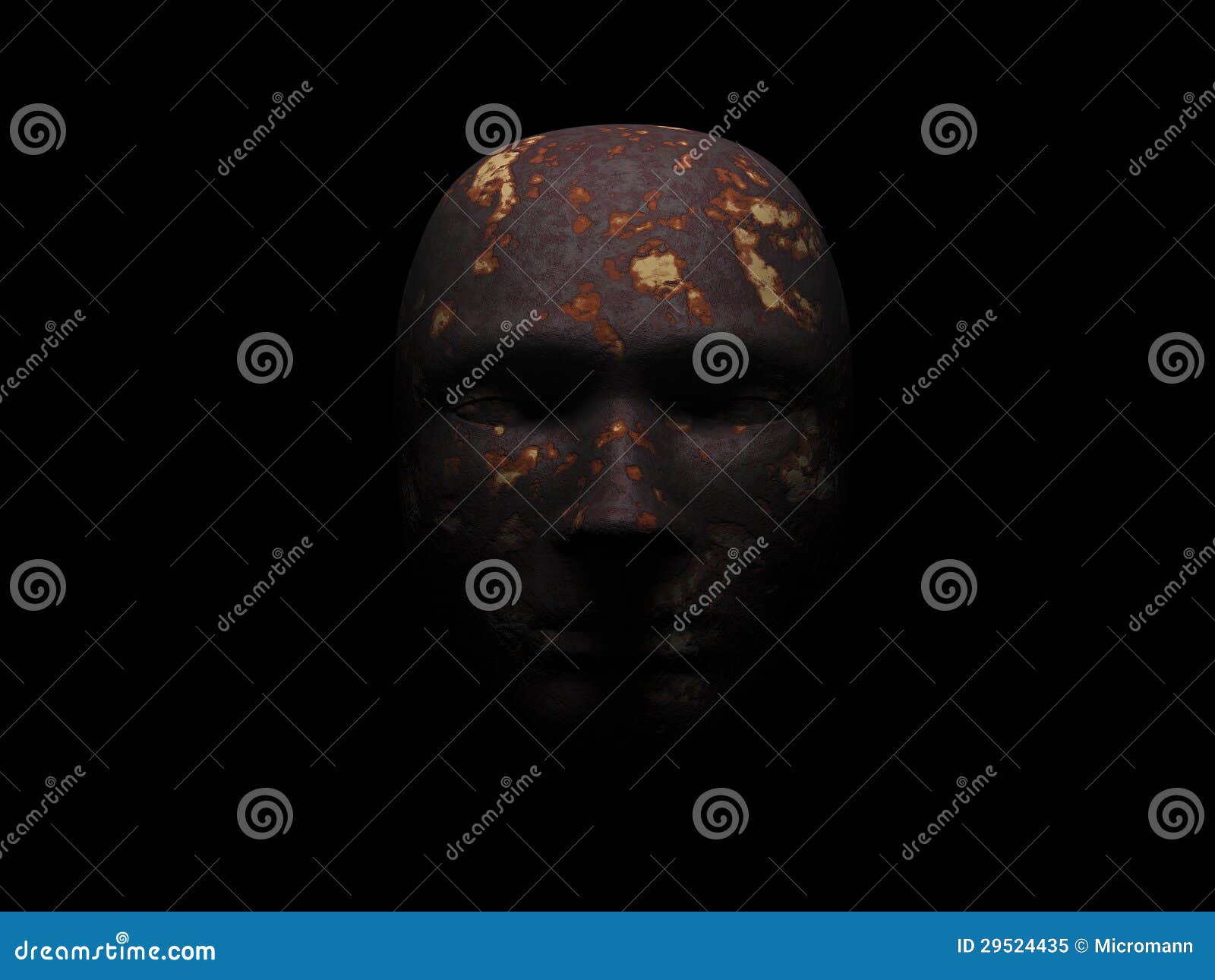 Head - rust stock illustration. Illustration of bussines - 29524435