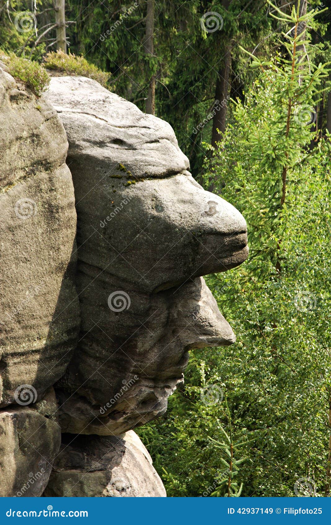 Head of the sandstone stock image. Image of erosion, paradise - 42937149