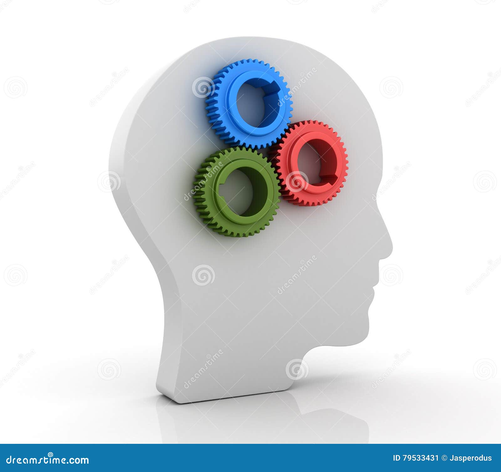 Head Shape Overthinking Concept Vector Illustration | CartoonDealer.com ...