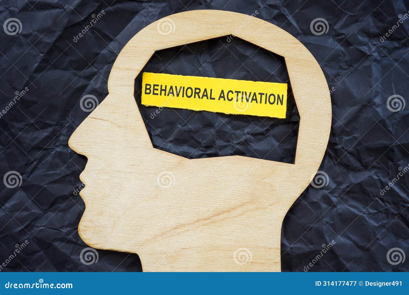 Head Shape With Phrase Behavioral Activation. Royalty-Free Stock ...
