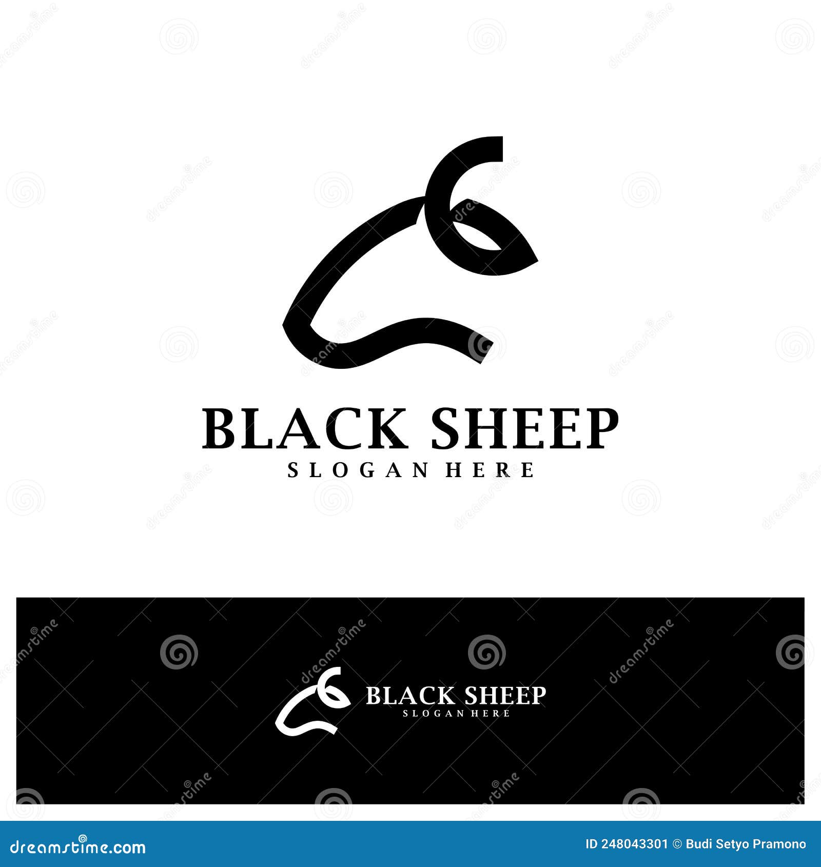 Head Sheep Logo Design Vector, Creative Sheep Logo Concepts Template ...