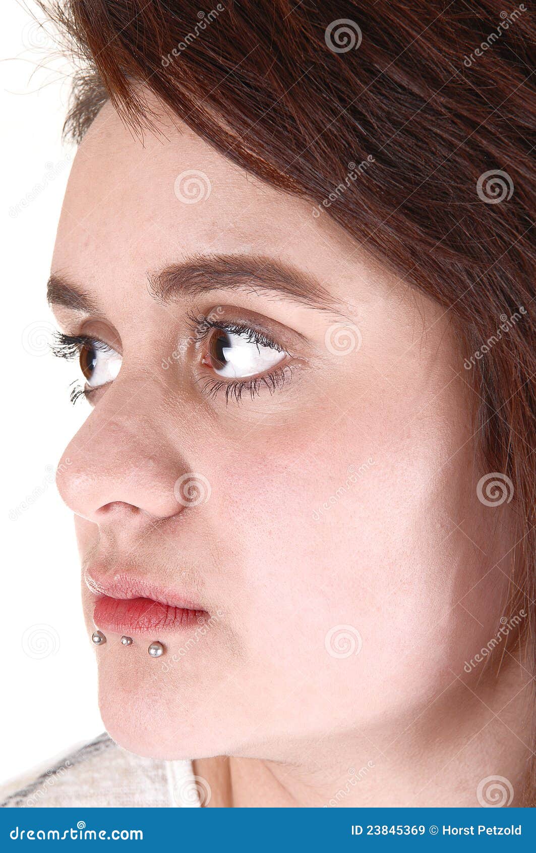 Head shoot. stock image. Image of close, studio, piercing - 23845369