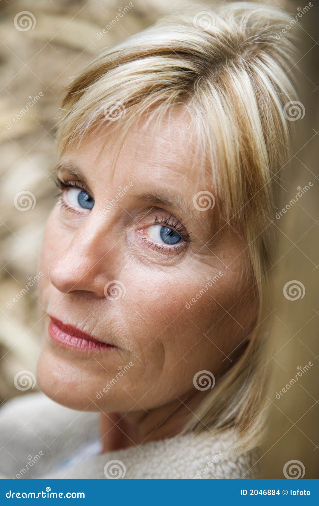 Head Shot of Caucasian Woman. Stock Photo - Image of person, colour ...
