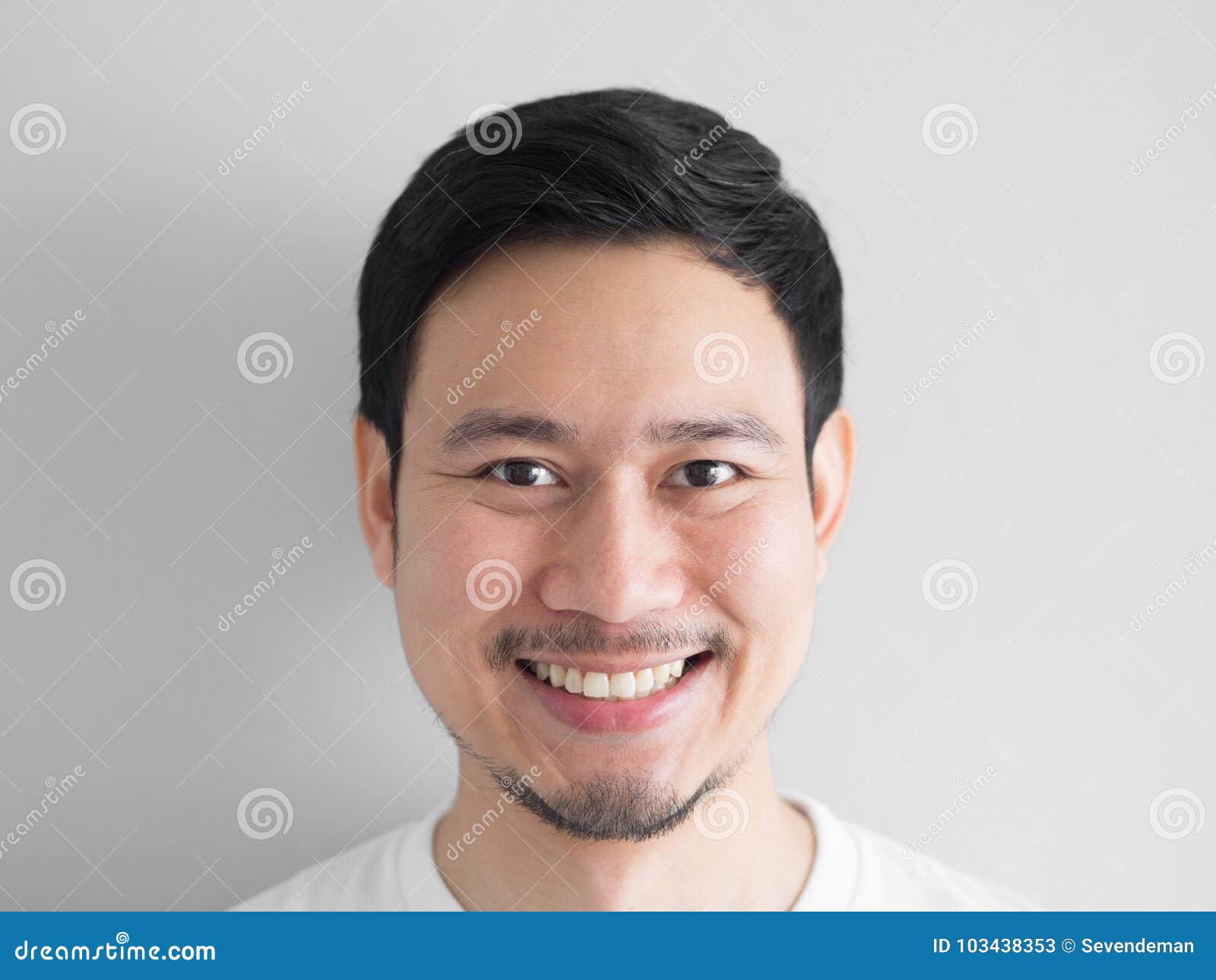 Head Shot of Happy Face Man. Stock Image - Image of attractive, adult ...
