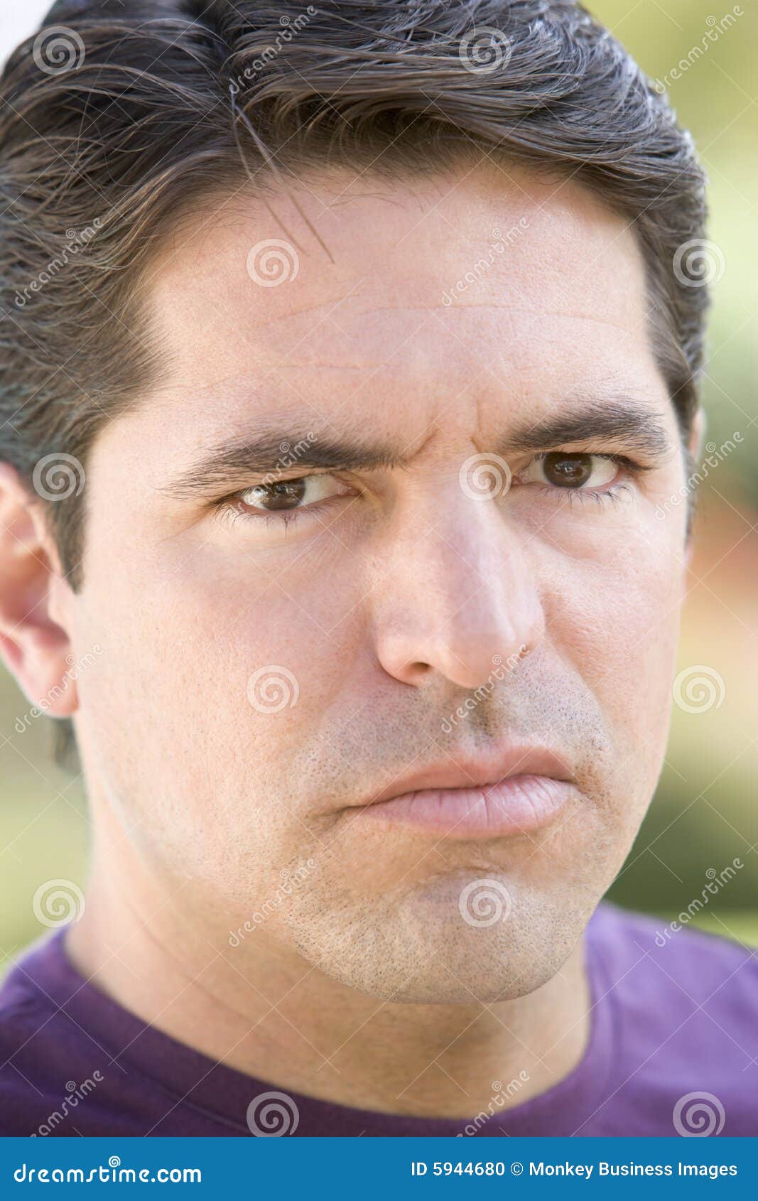 Head shot of man stock photo. Image of middle, face, annoyed - 5944680