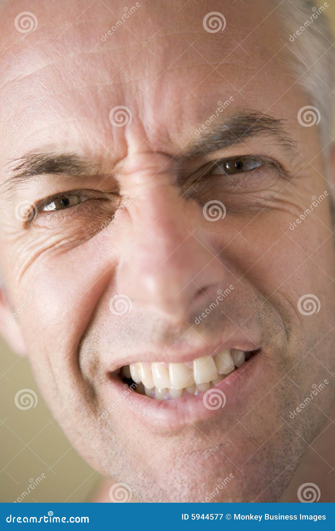 Head shot of man scowling stock image. Image of portrait - 5944577