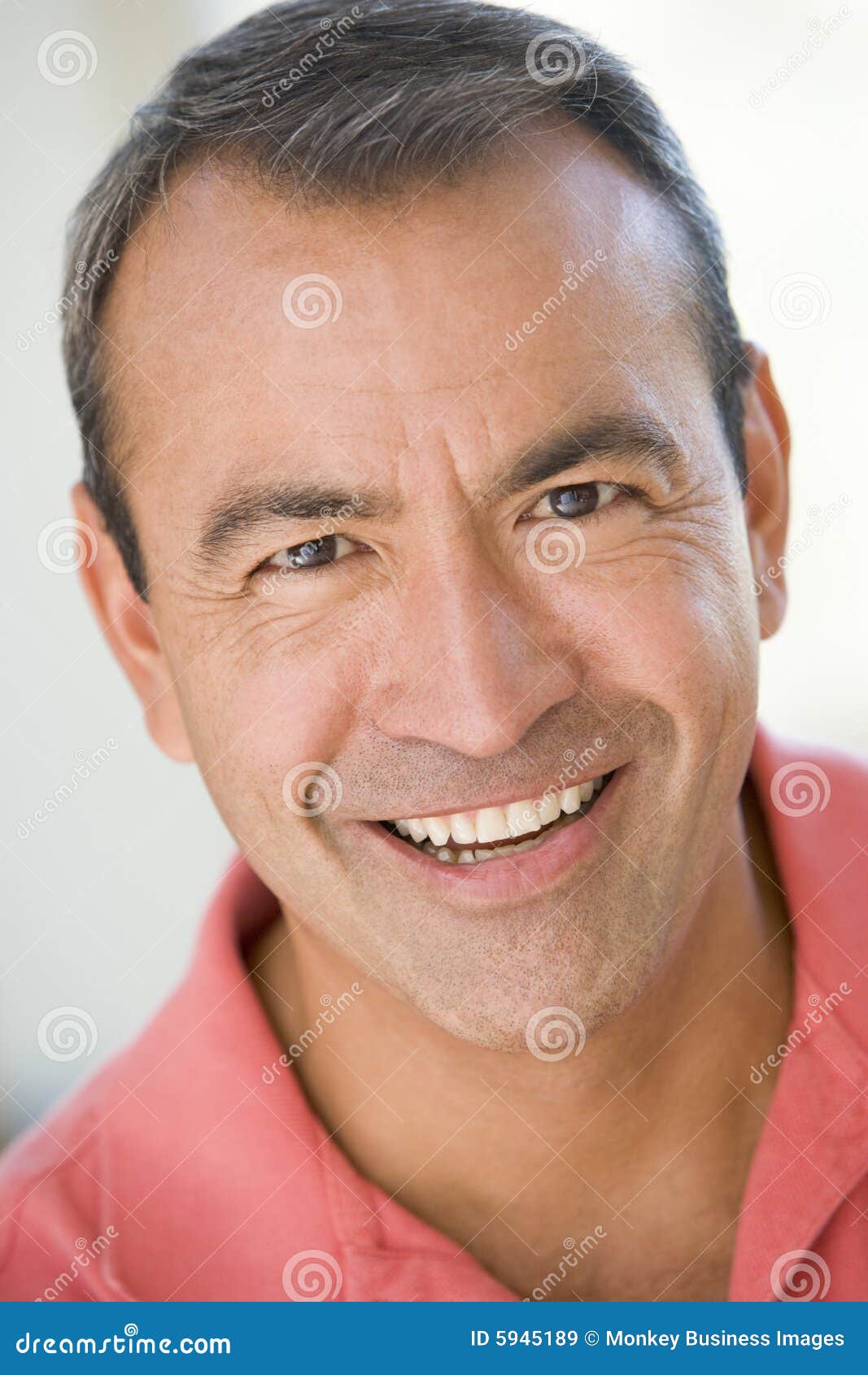 Head shot of man smiling stock image. Image of looking - 5945189