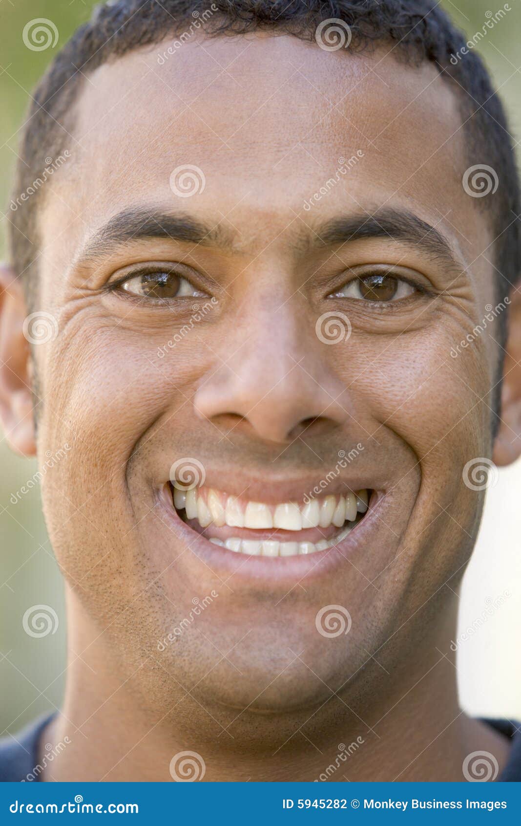 Head shot of man smiling stock photo. Image of head, daytime - 5945282