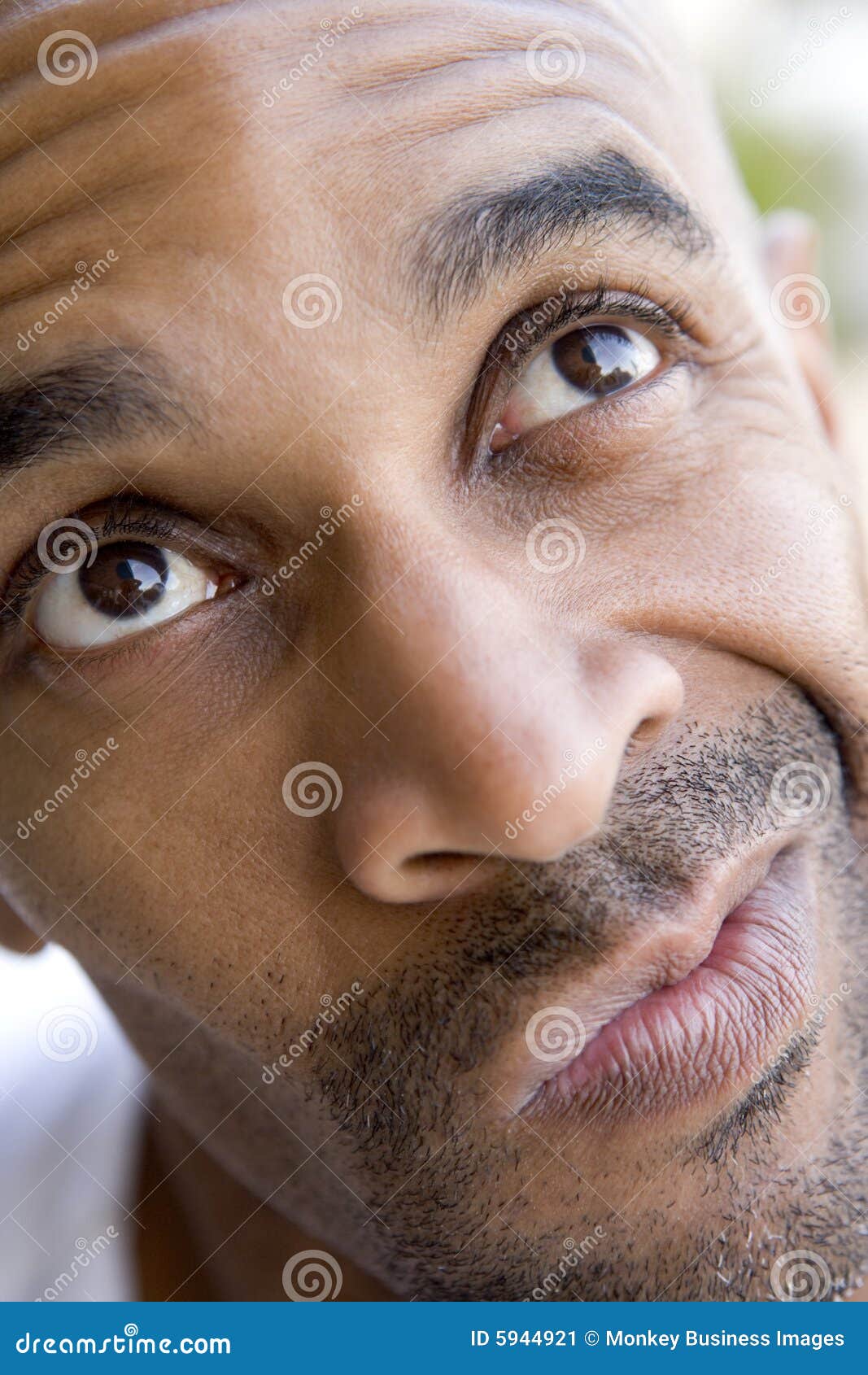 Head shot of man thinking stock image. Image of mood, male - 5944921
