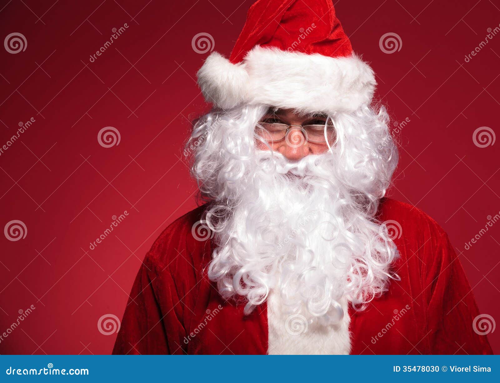 Head Shot Of Santa Claus Stock Photo - Image: 35478030