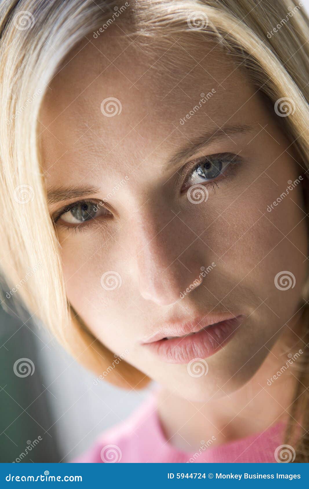 Head shot of woman stock photo. Image of thoughtful, woman - 5944724
