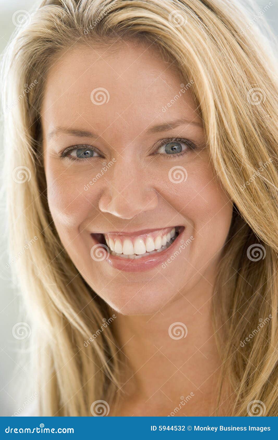 Head shot of woman smiling stock photo. Image of looking - 5944532