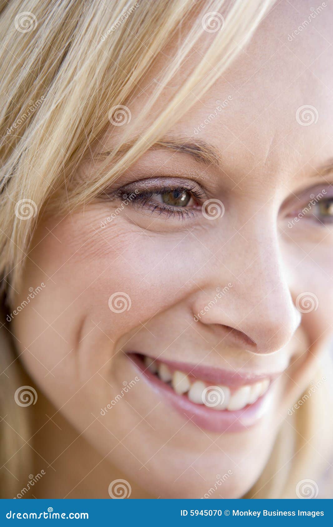 Head shot of woman smiling stock photo. Image of female - 5945070