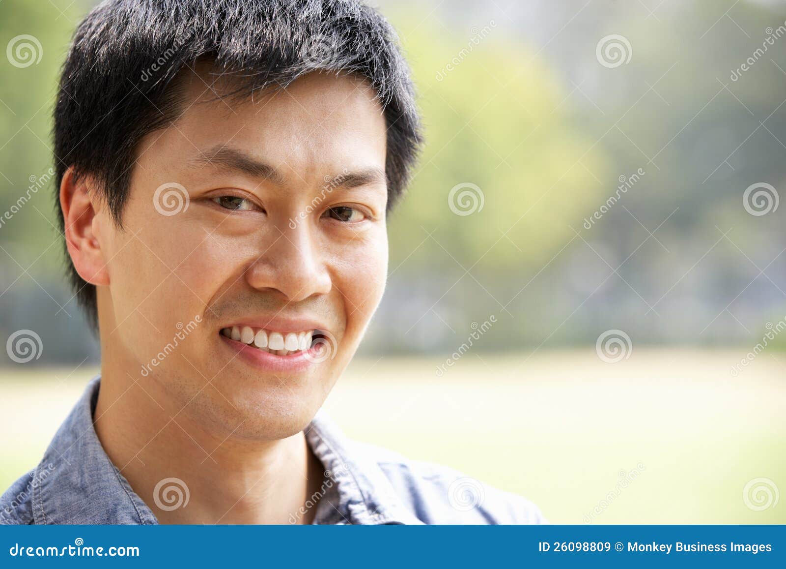 Chinese Man Smiling