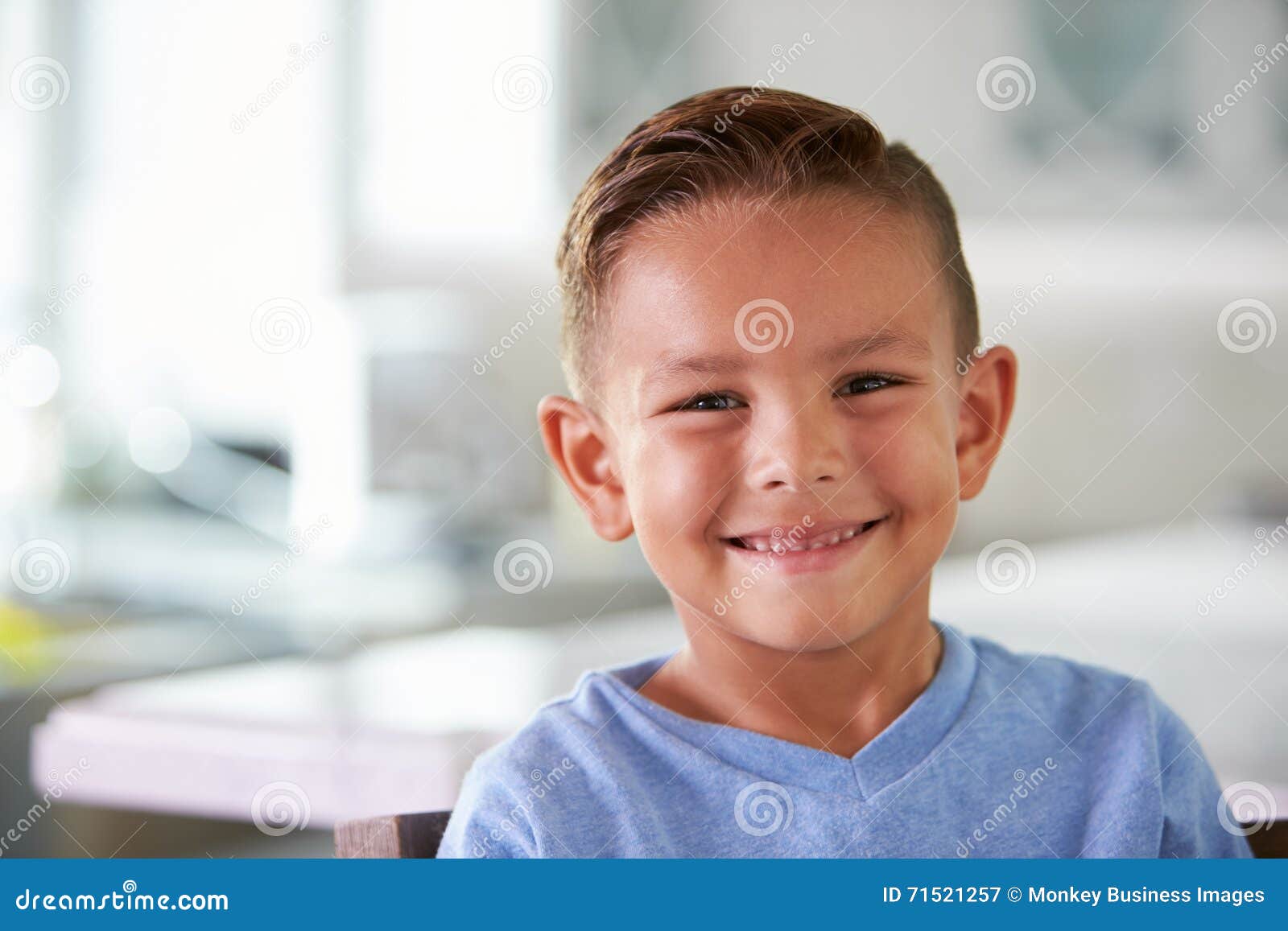 Head and Shoulders Portrait of Smiling Hispanic Boy at Home Stock Image ... Head and Shoulders Portrait of Smiling Hispanic Boy at Home Stock Image ...
