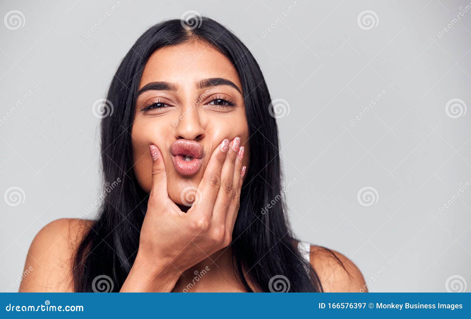 Faces Of Smiling Multi-racial College Students Stock Photo ...