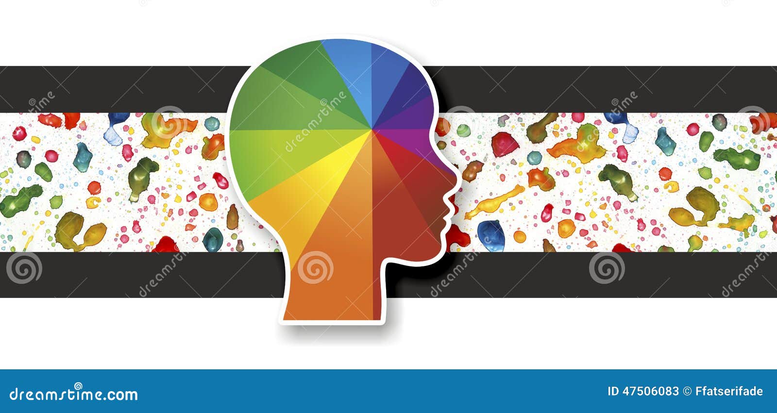 Head stock illustration. Illustration of abstract, decoration - 47506083