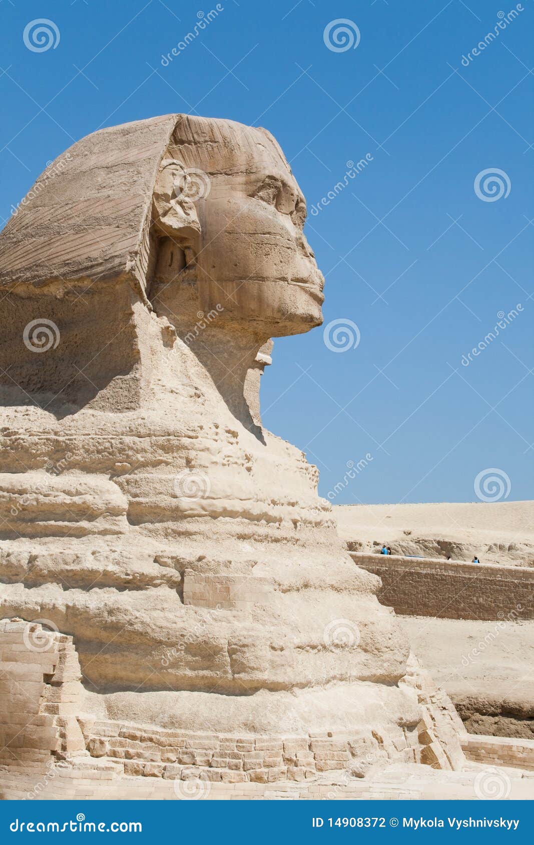 The head of the Sphinx stock photo. Image of sand, block - 14908372