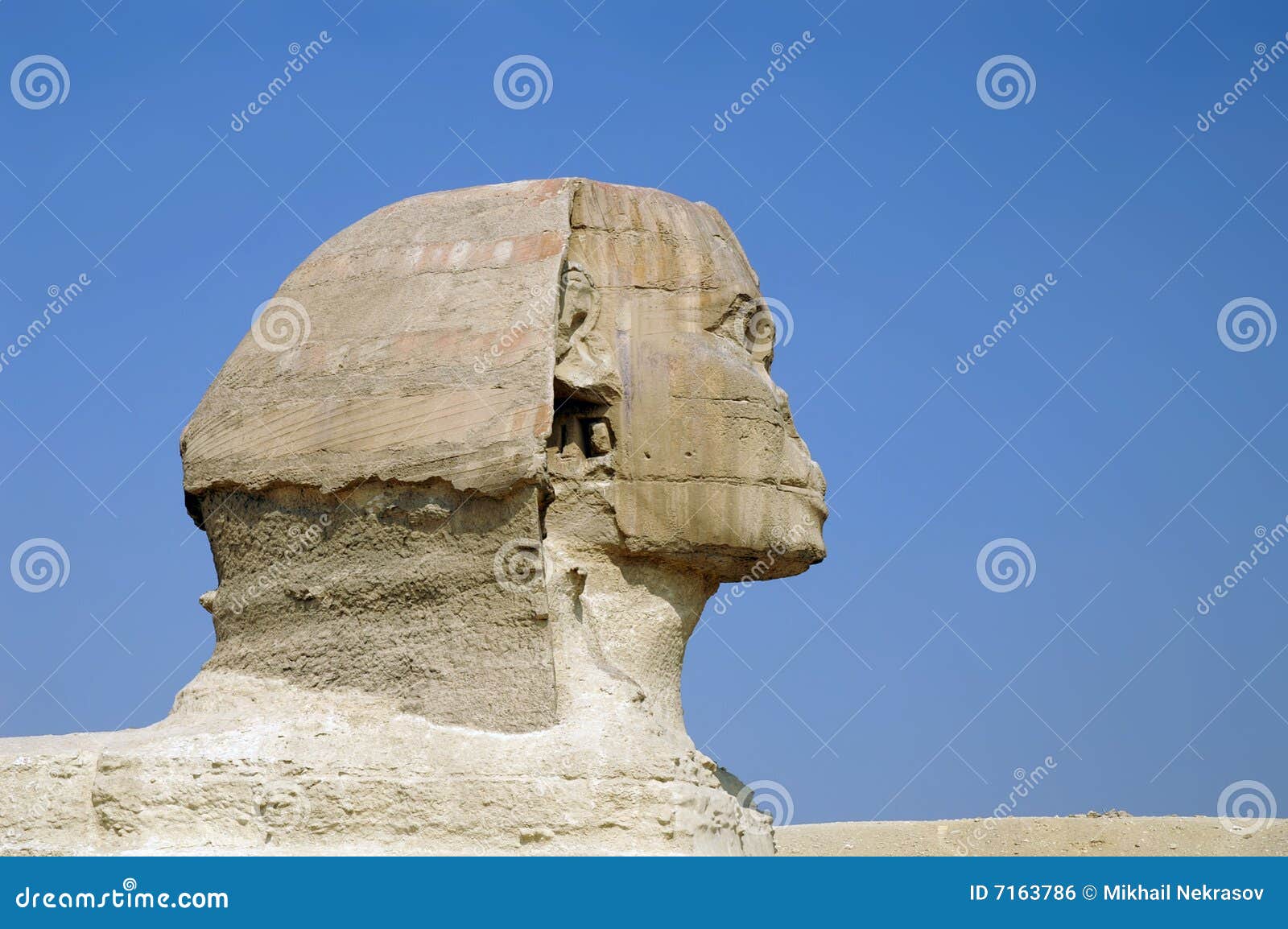 Head of Sphinx stock photo. Image of famous, chephren - 7163786