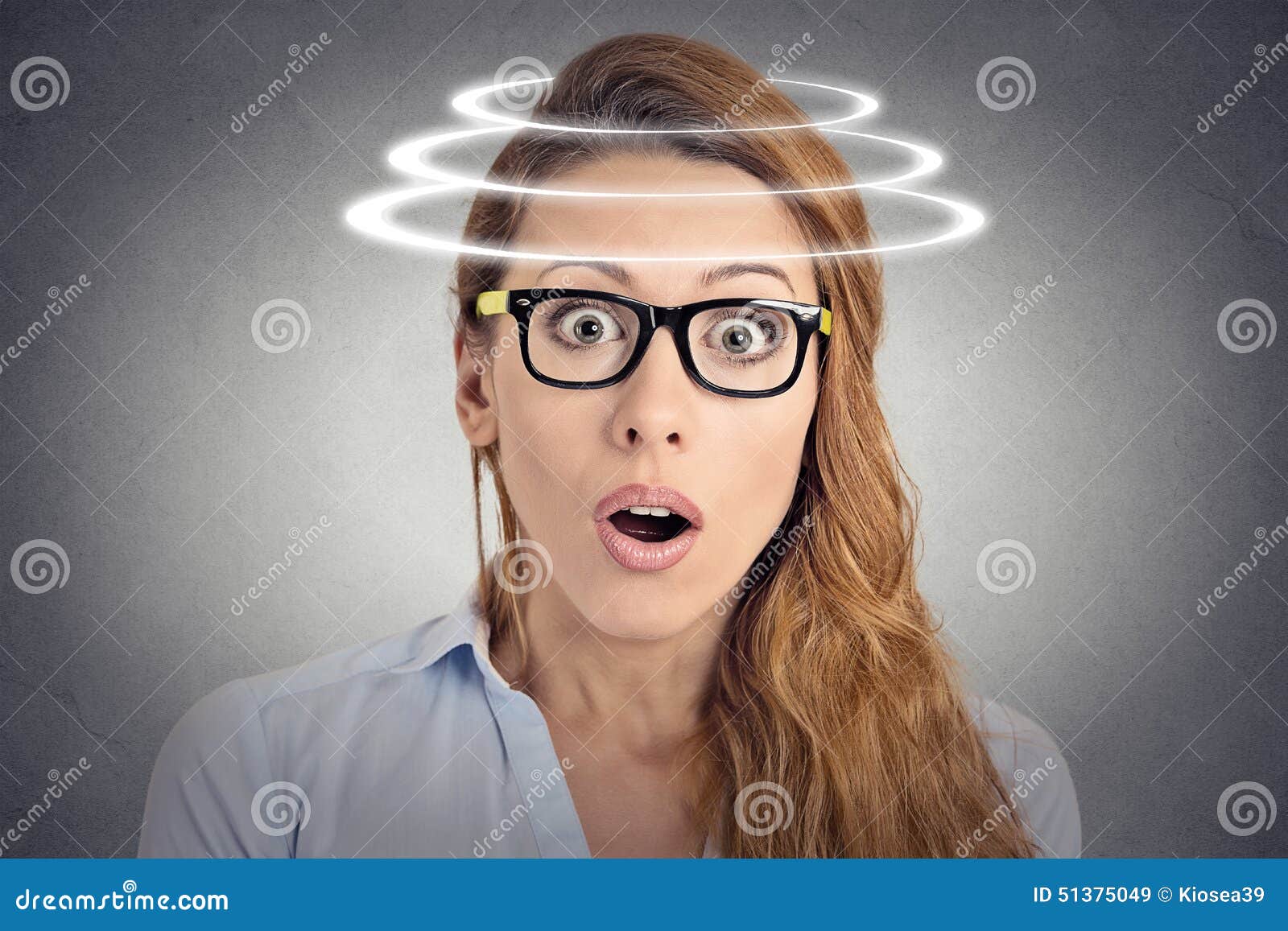 Head is Spinning. Shocked Woman with Vertigo Stock Image - Image of ... Head is Spinning. Shocked Woman with Vertigo Stock Image - Image of ...