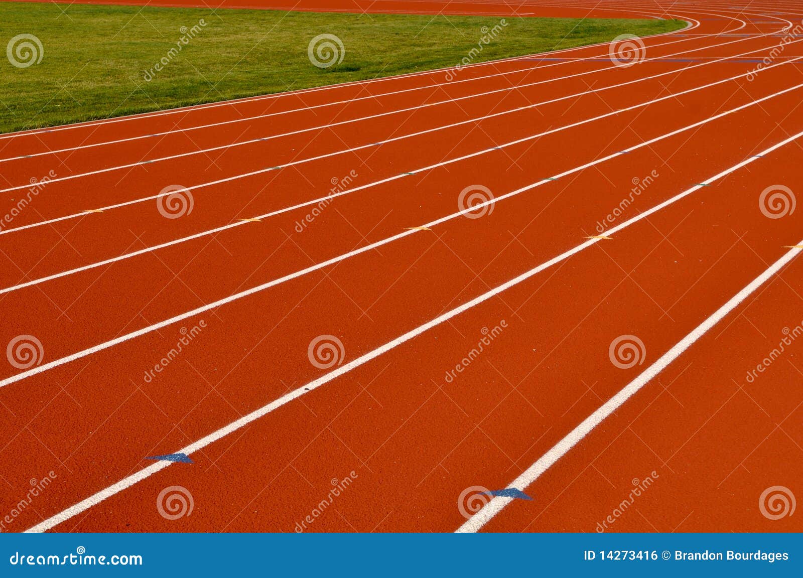 Head Start Running Track stock photo. Image of racetrack - 14273416
