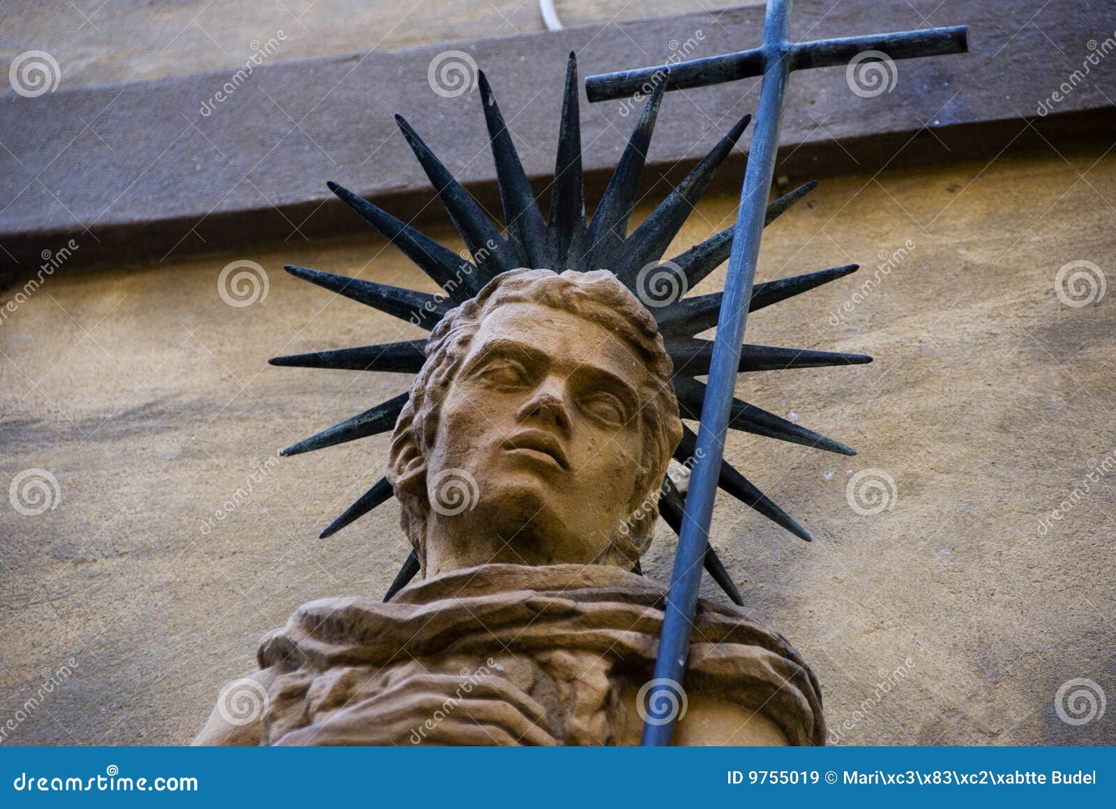 Head of a Statue in Volterra, Tuscany, Italy Stock Image - Image of ...