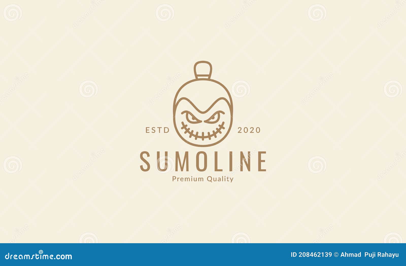 Head Sumo Smile Logo Icon Vector Design Stock Vector - Illustration of ...