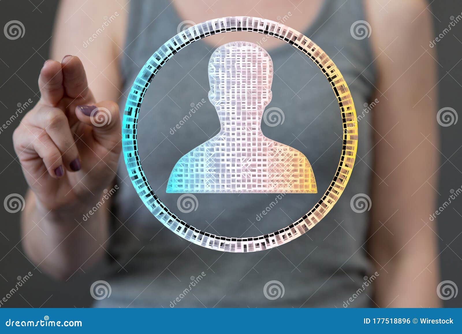 A Head with Symbol Neurons in Brain Stock Photo - Image of inspiration ...